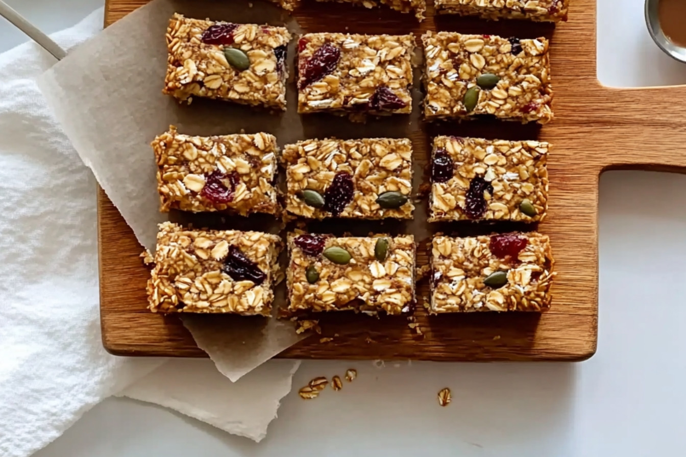 Barras de granola caseras - Recetas